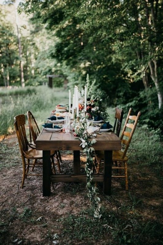 30 Stunning Woodland & Forest Wedding Reception Ideas